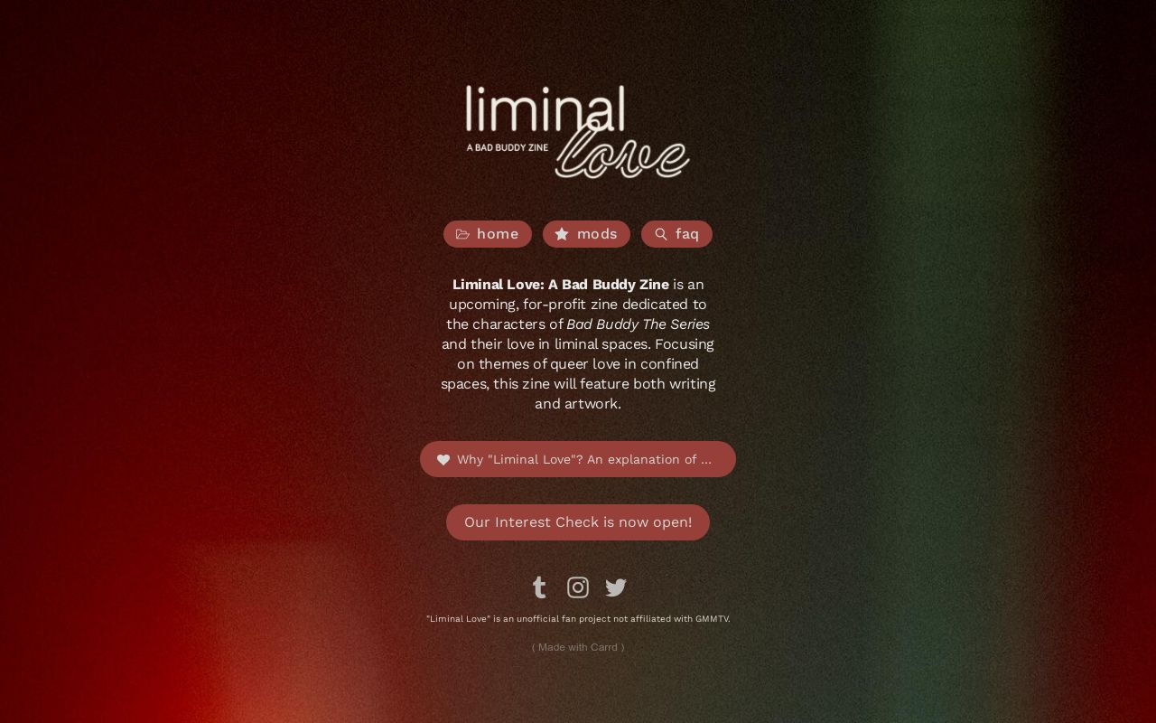 Liminal Love Zine
